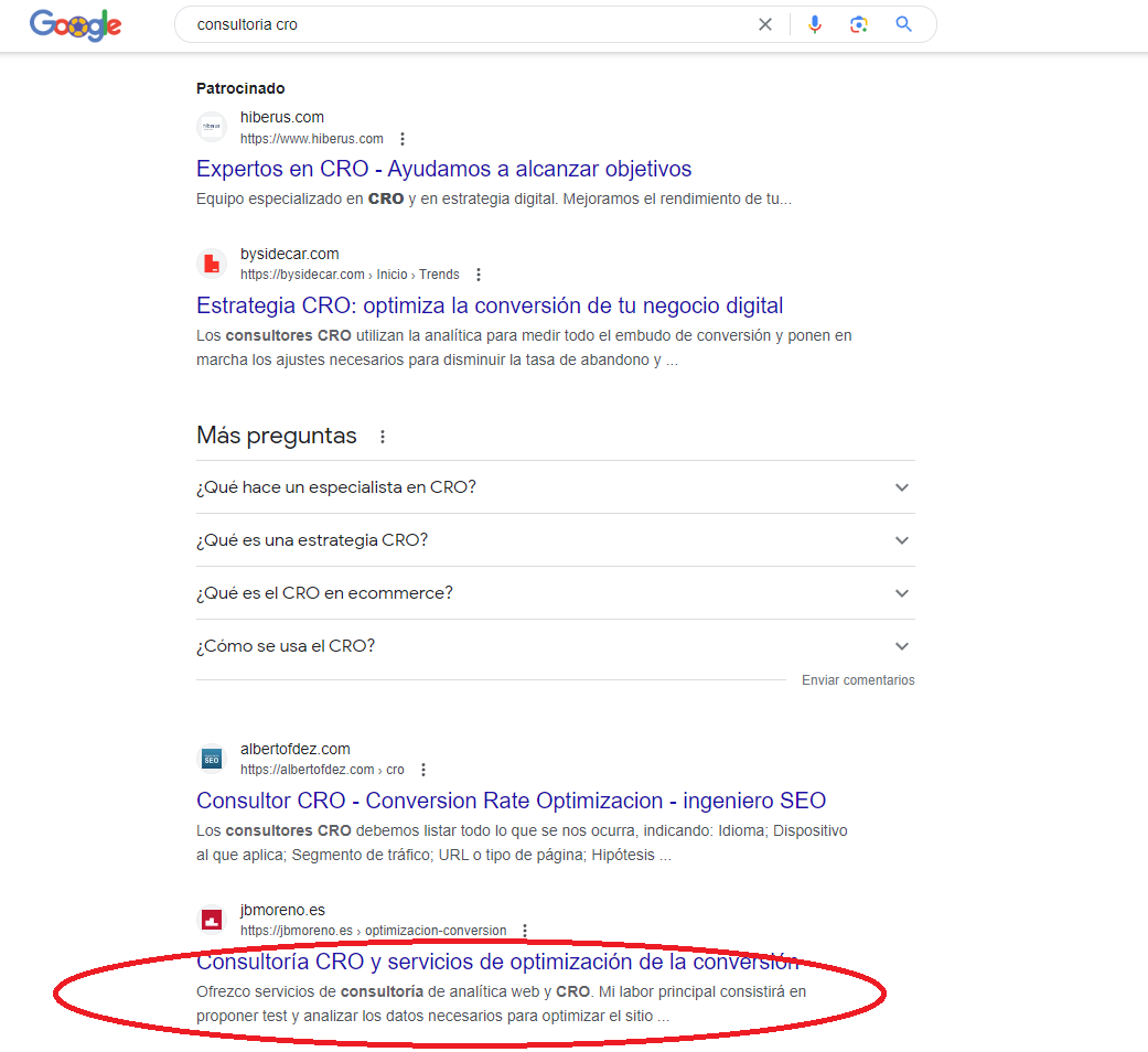 Qué son los snippets y dónde se muestran